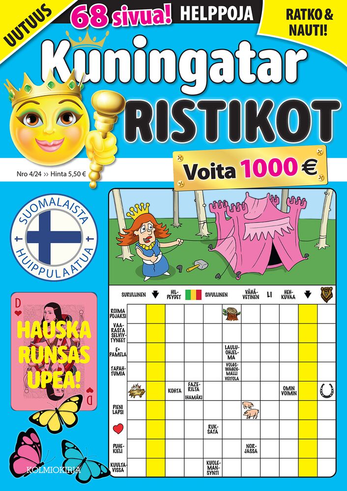 Kuningatar-Ristikot - Ristikot - Kolmiokirja Oy