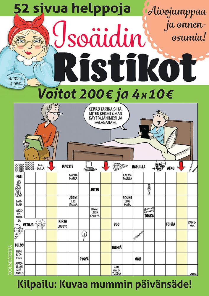 Isoäidin Ristikot - Ristikot - Kolmiokirja Oy